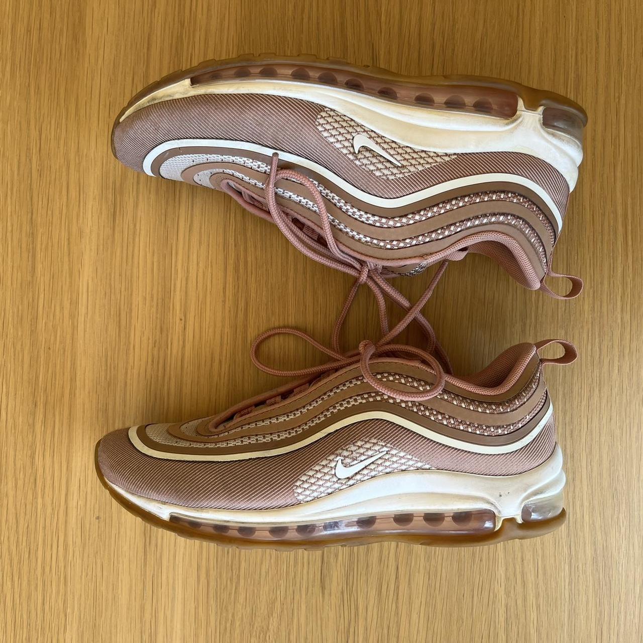 Nike Air Max 97s Rare rose pink colour Size US 8.5... - Depop