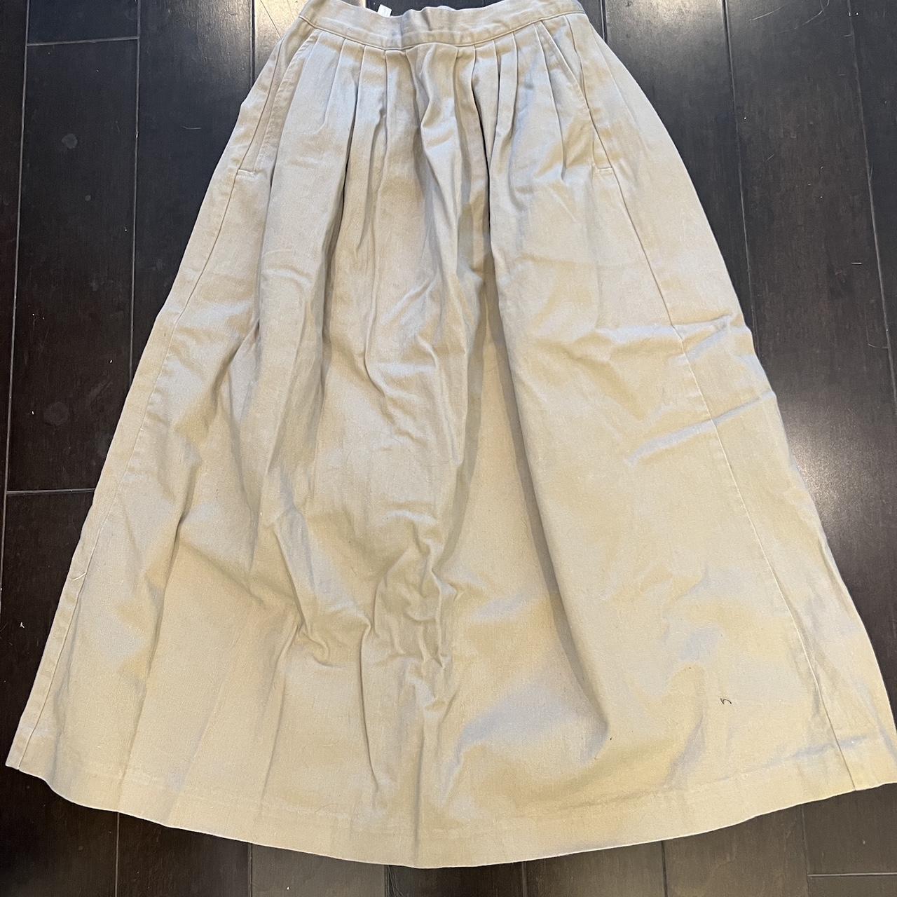 Vintage Bushwacker Skirt Women Khaki Long Skirt Size 6 - Depop