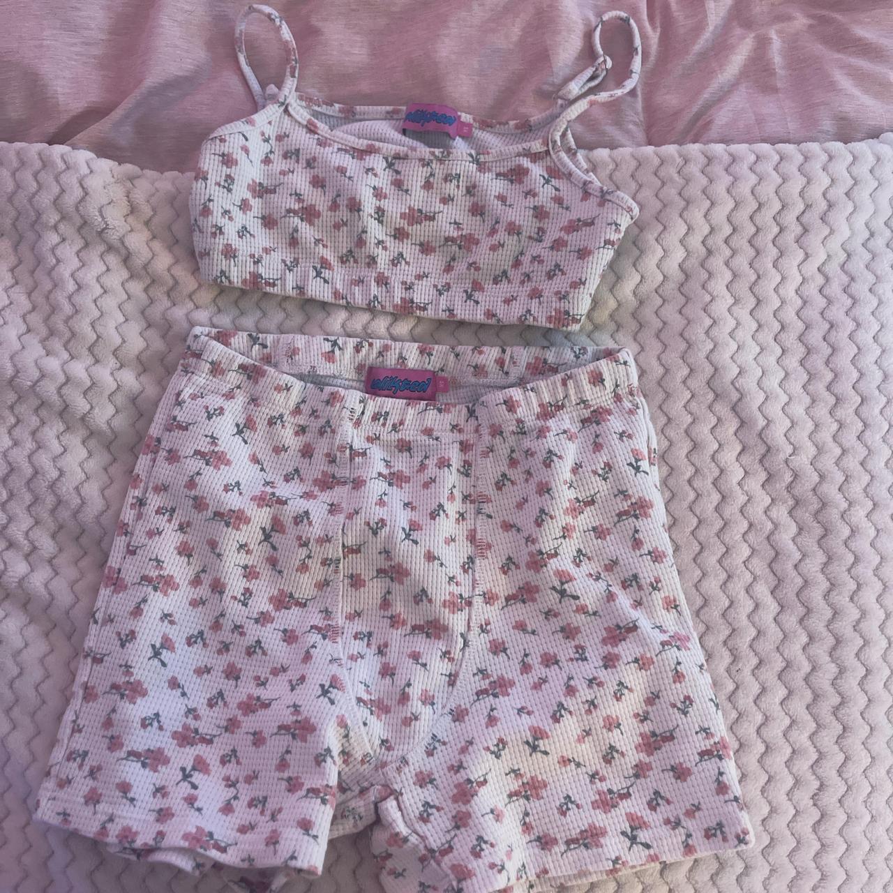 Edikted floral print matching pj/ lounge set -no... - Depop