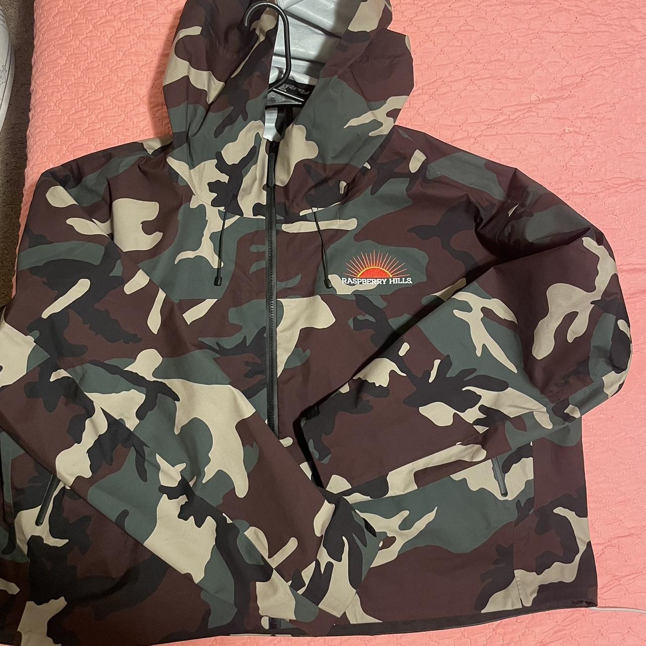 GV GALLERY / RASPBERRY HILLS RAIN JACKET - Depop