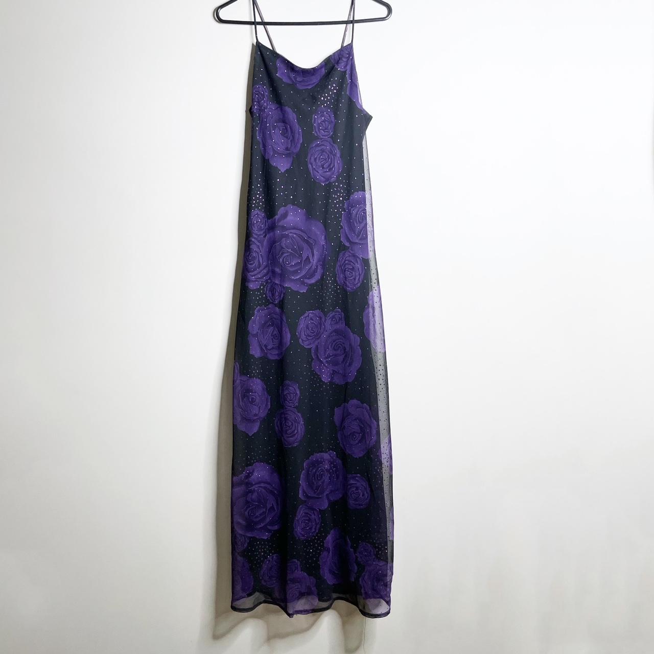 90’s Syndicate Dress Stunning purple and black... - Depop