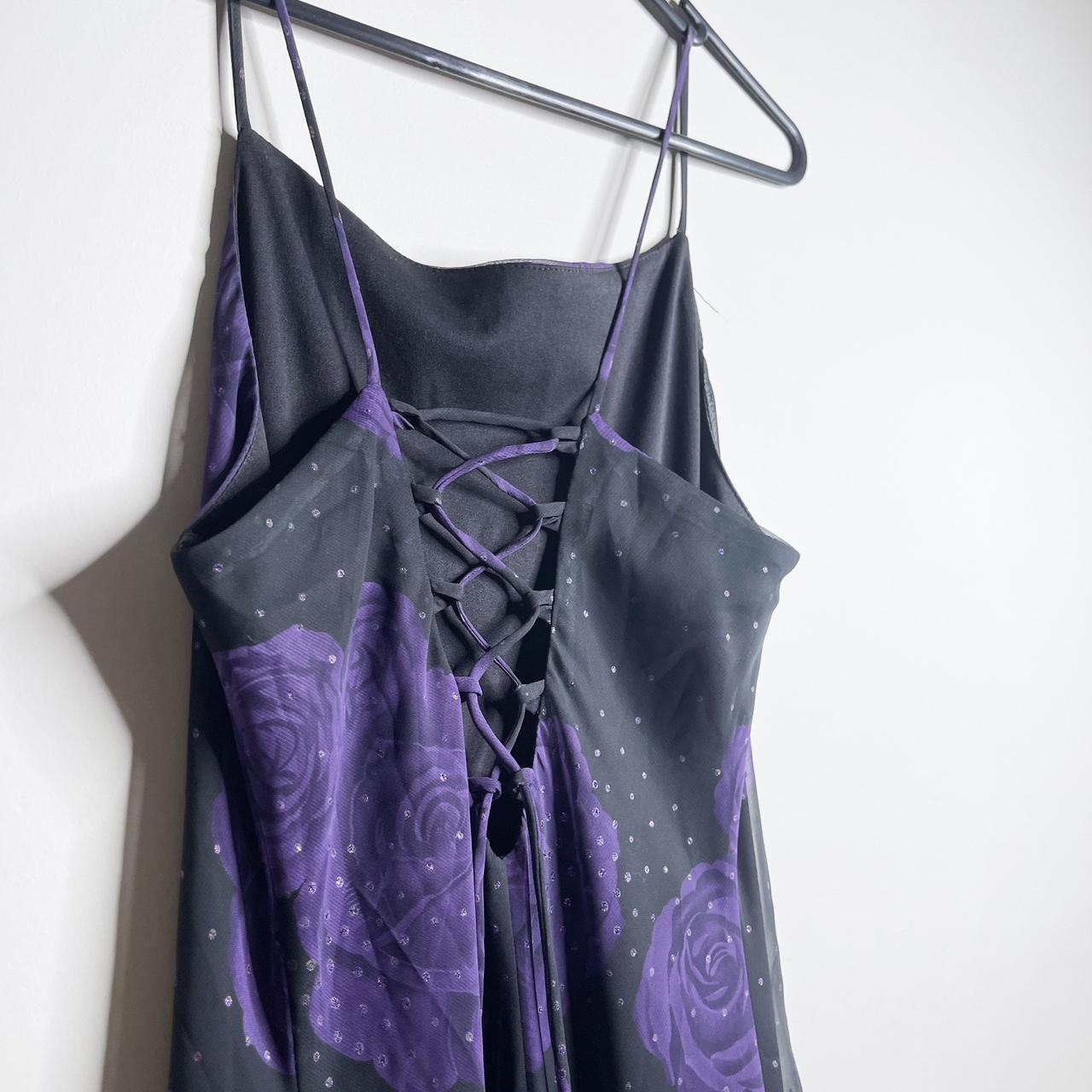 90’s Syndicate Dress Stunning purple and black... - Depop