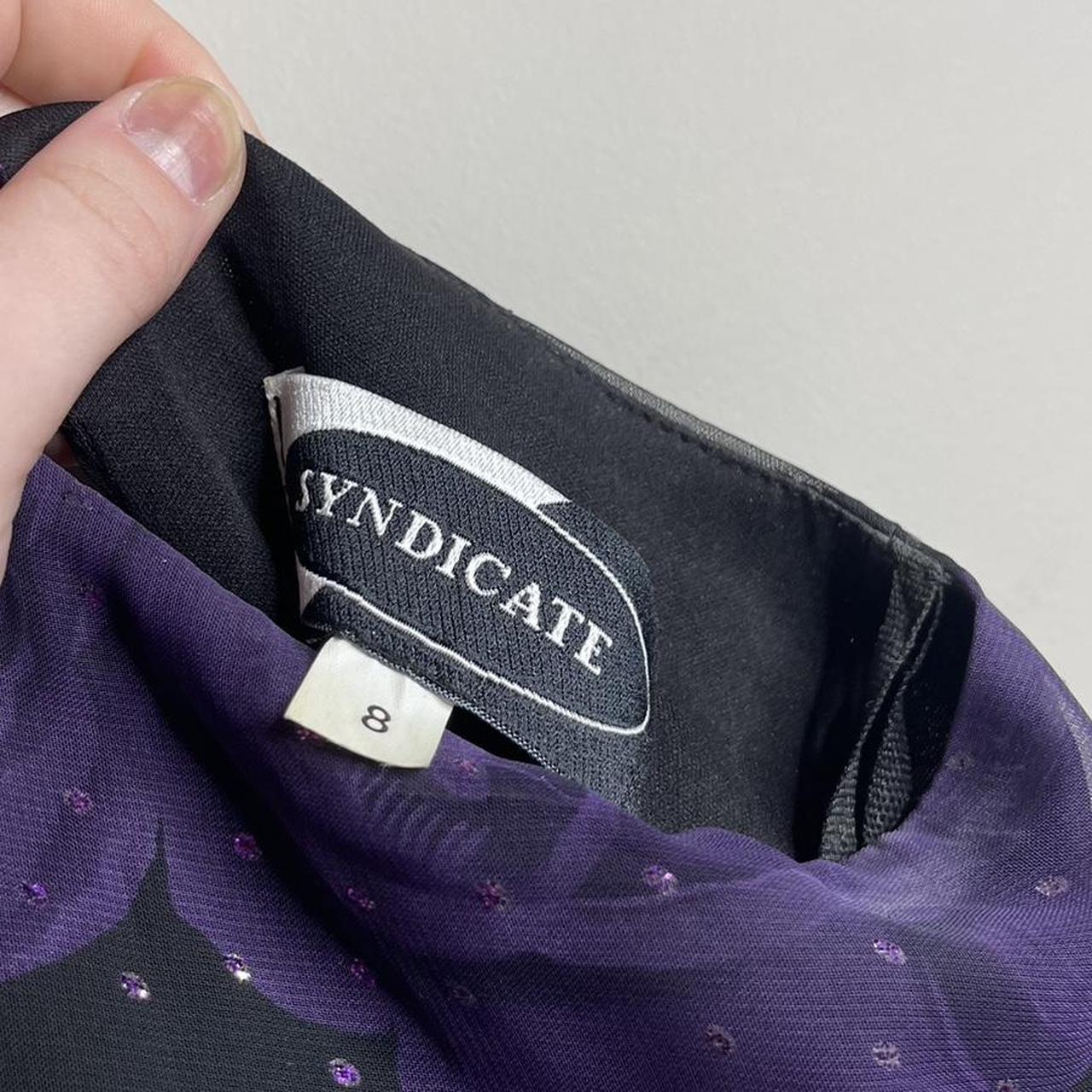 90’s Syndicate Dress Stunning purple and black... - Depop