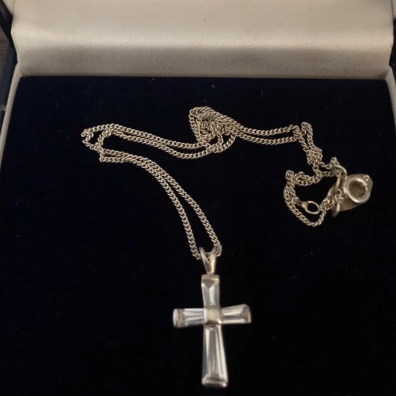 Elizabeth Duke cross necklace. Cross necklace by... - Depop