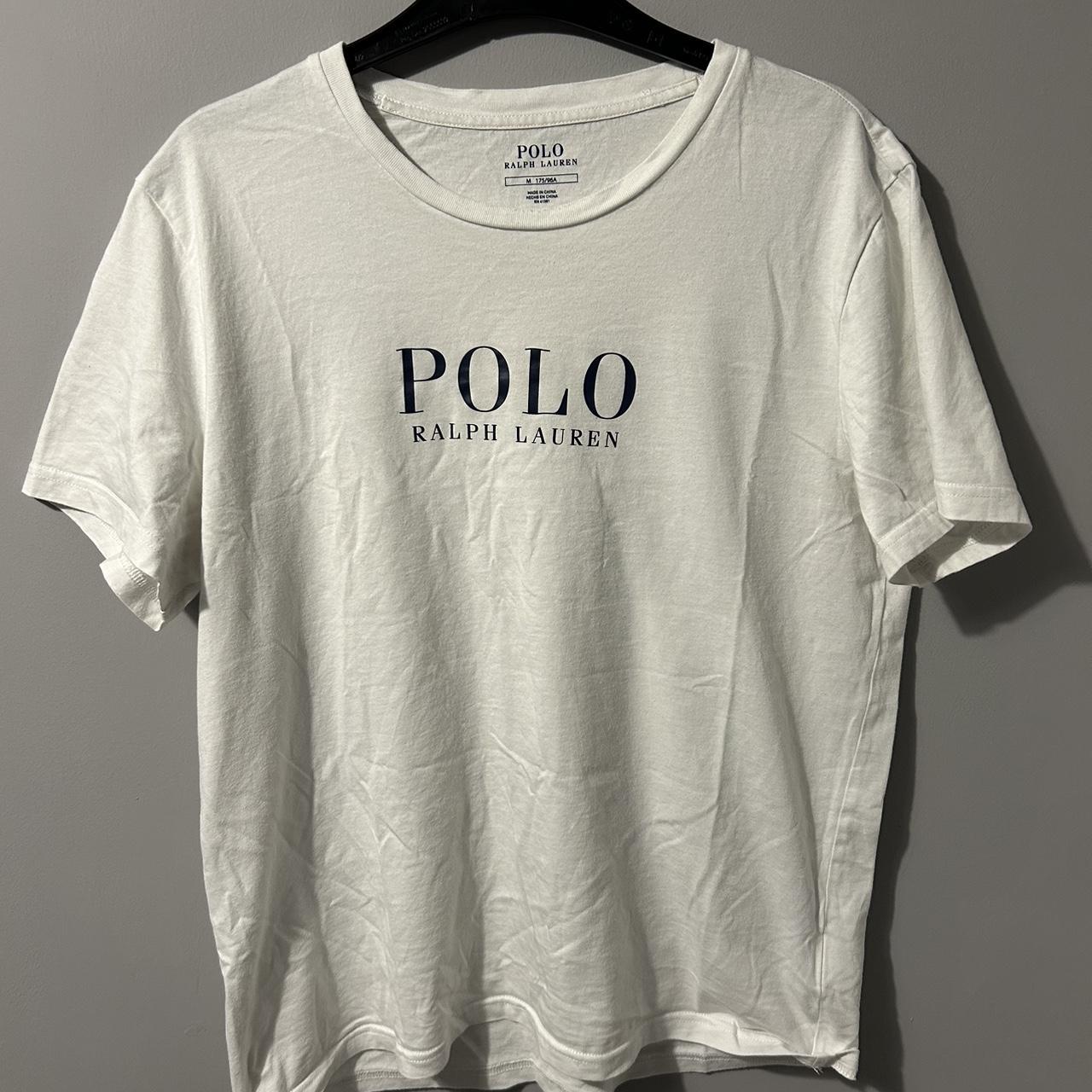 White Polo Ralph Lauren T-shirt Size Medium - Depop