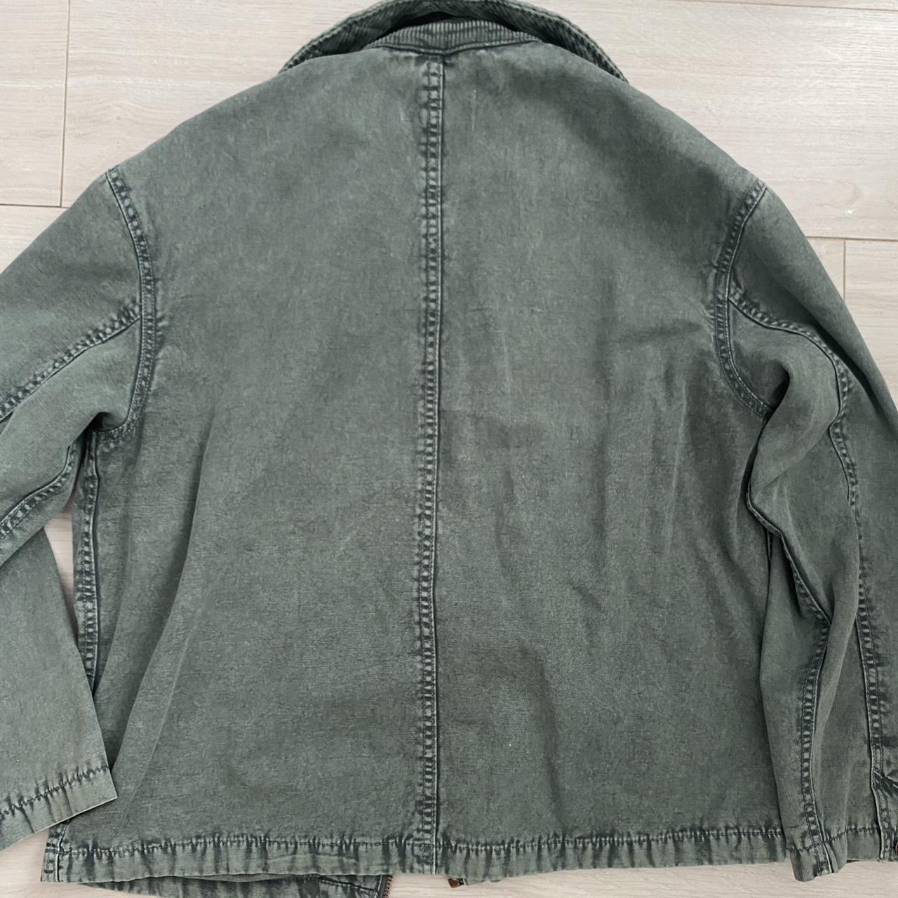 Weekday vintage wash khaki jacket. Size men’s XS... - Depop