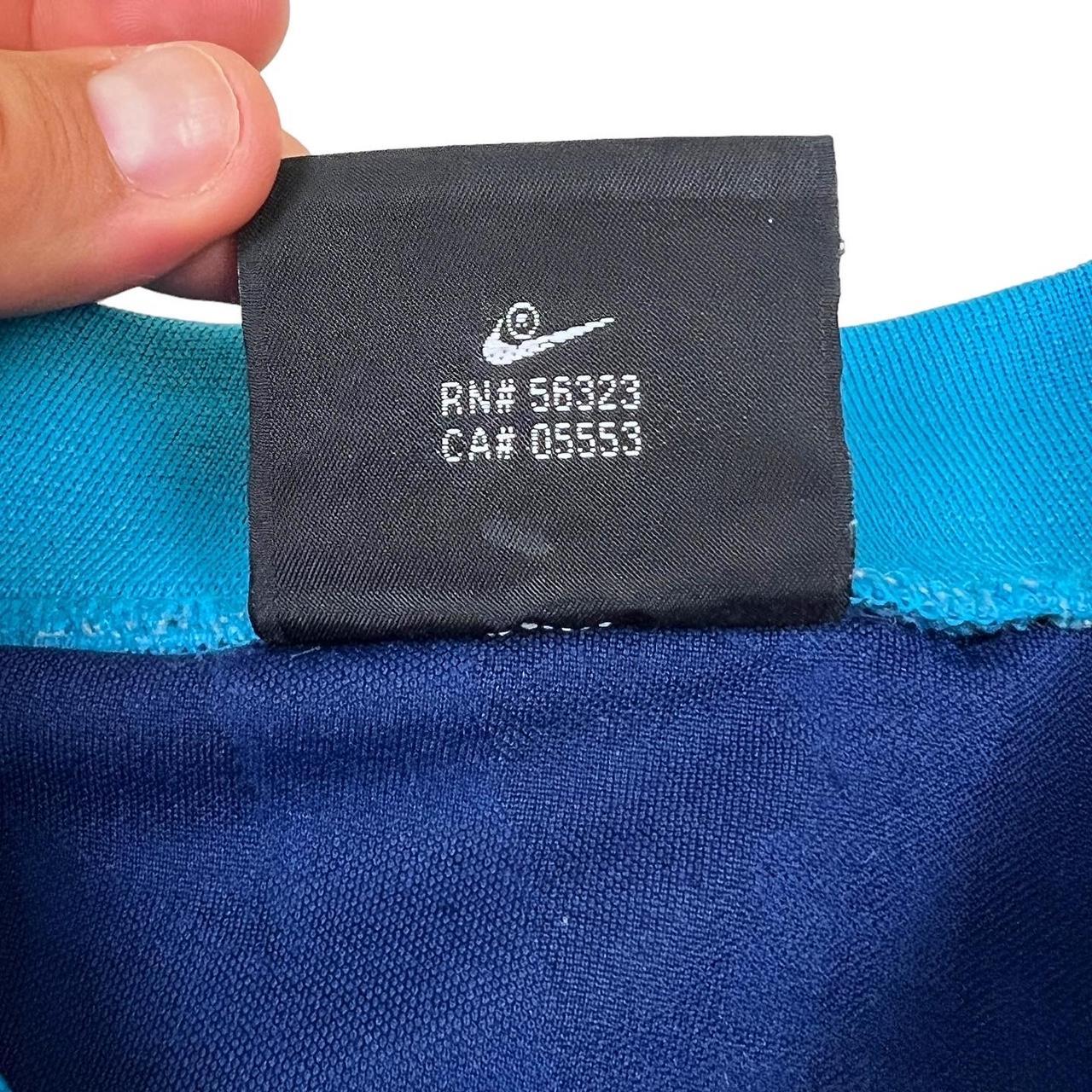 Arsenal FC 1994-95 Away Shirt in Navy and Blue (XL).... - Depop