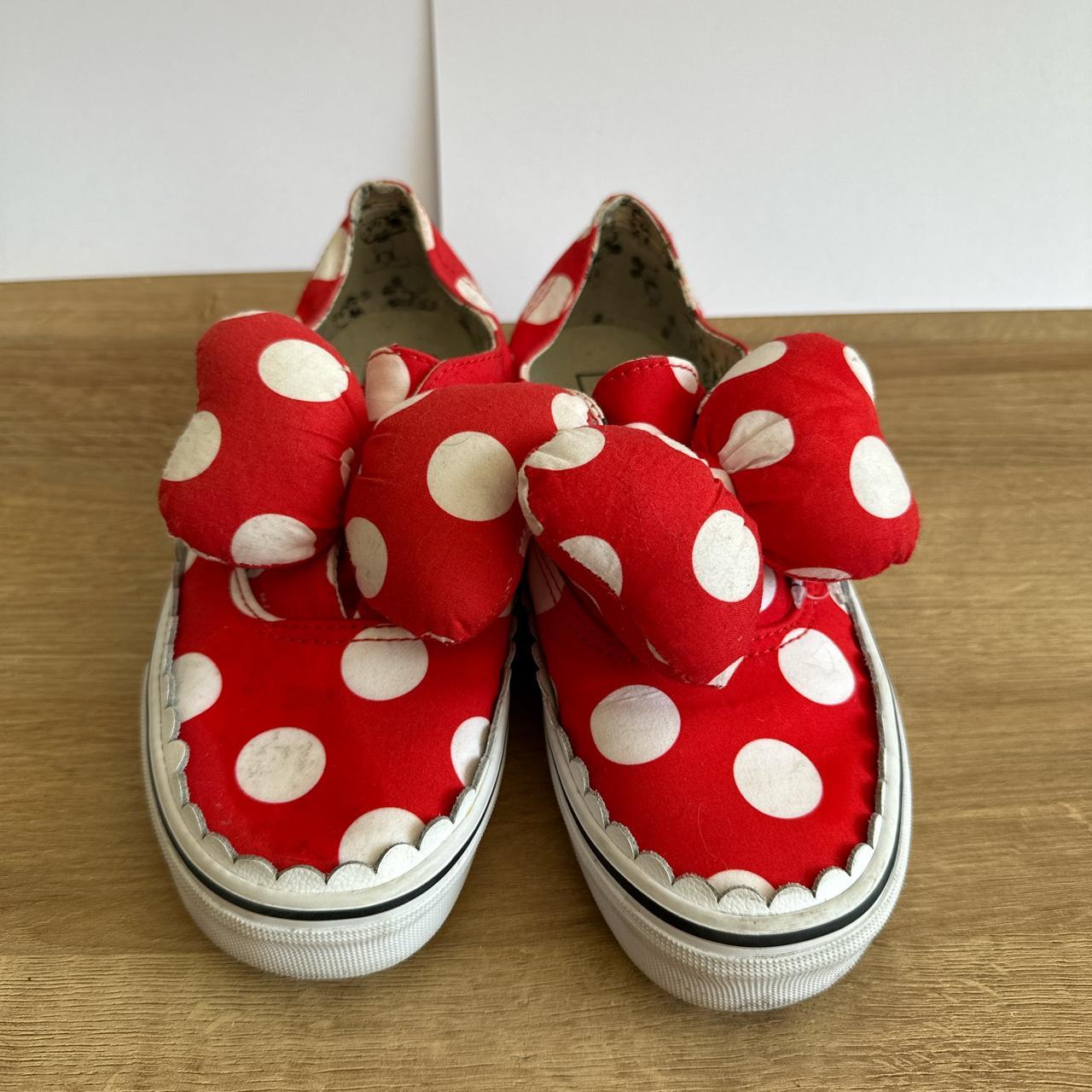 Disney x Vans Minnie Mouse Slip On Vans Uk5 Minor... - Depop
