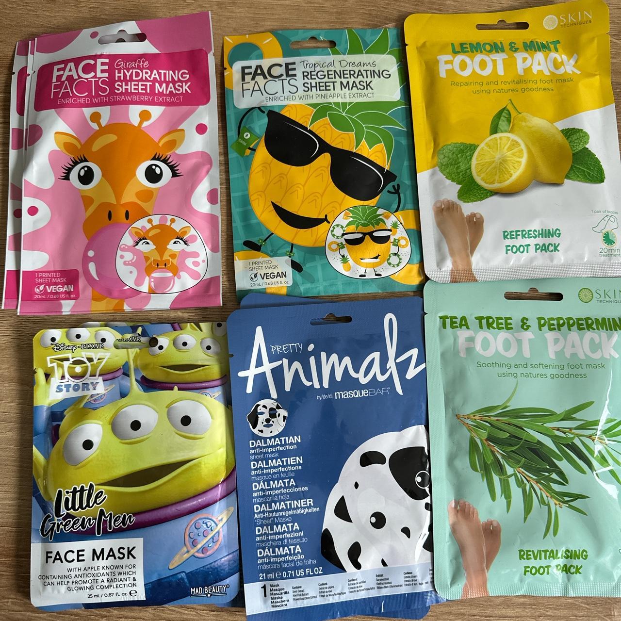 Set of 15 face masks including hand and foot... - Depop