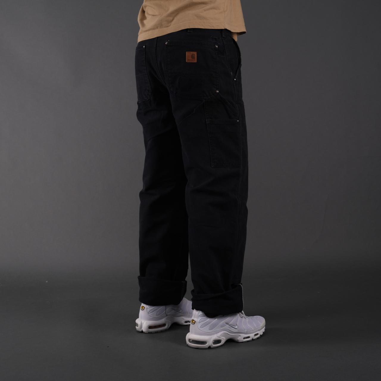 Carhartt Double Knee Carpenter Jeans in... - Depop