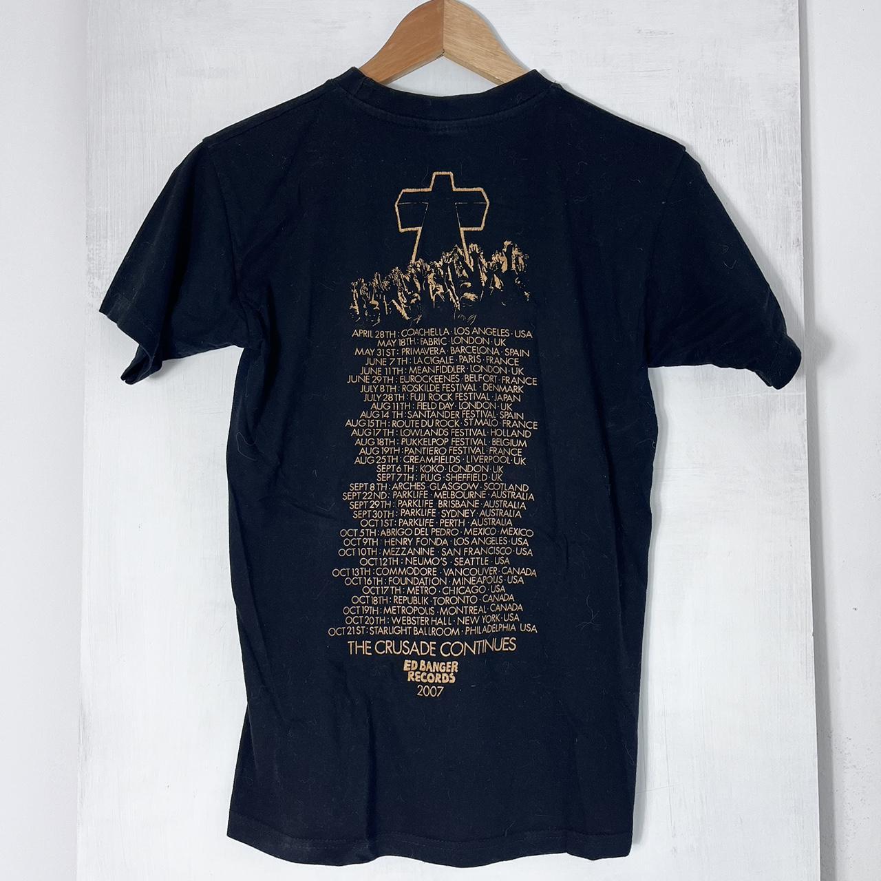 ️INCREDIBLY RARE JUSTICE 2007 WORLD TOUR TEE... - Depop