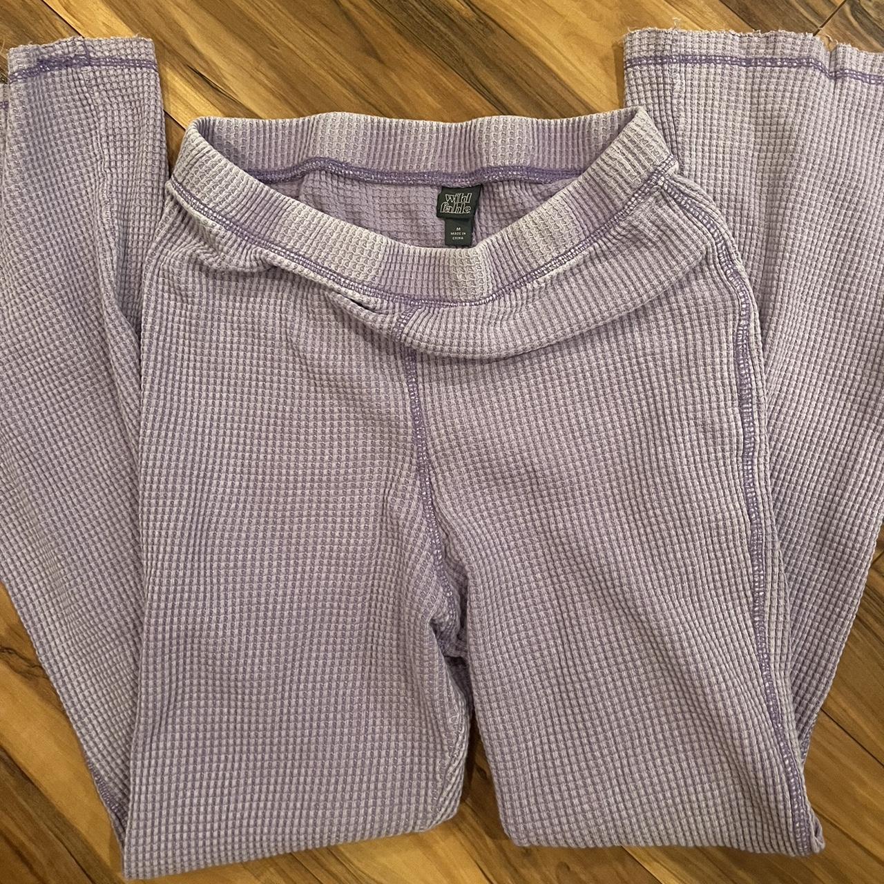 Purple Wild Fable Pants Super comfortable Flared... - Depop