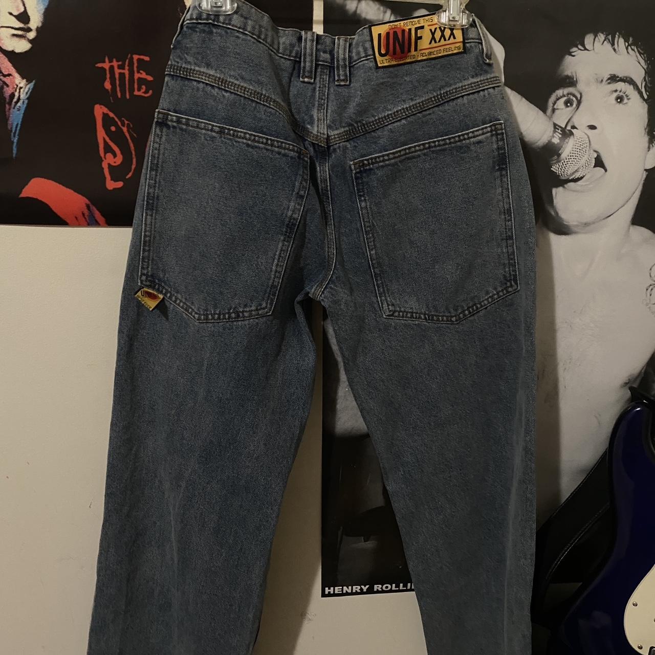 (sell or trade) UNIF x jeans in perfect condition... - Depop