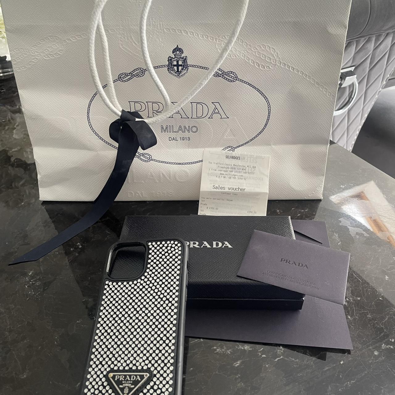 Prada crystal phone case for iPhone 12 Pro Paid... - Depop