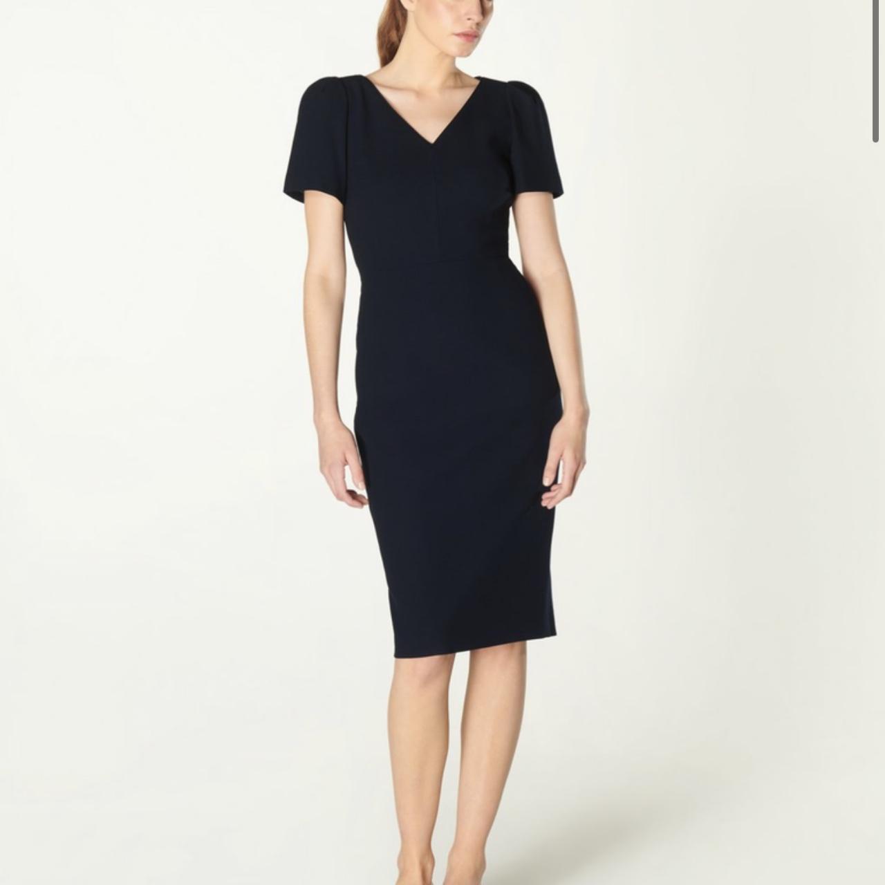 LK Bennett - BNWT Rebecca midi suit dress in Navy... - Depop