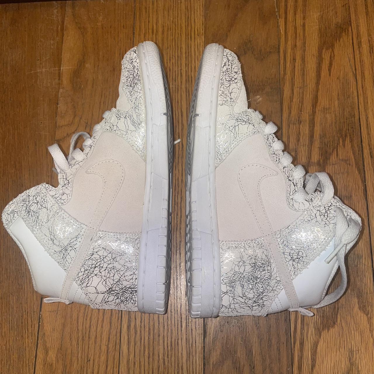 NIKE DUNKS high rise sneakers - only worn once in... - Depop