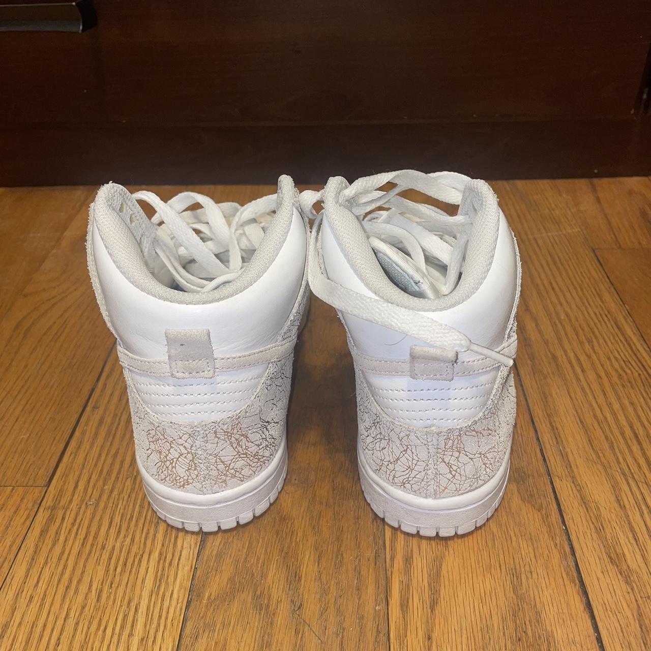 NIKE DUNKS high rise sneakers - only worn once in... - Depop