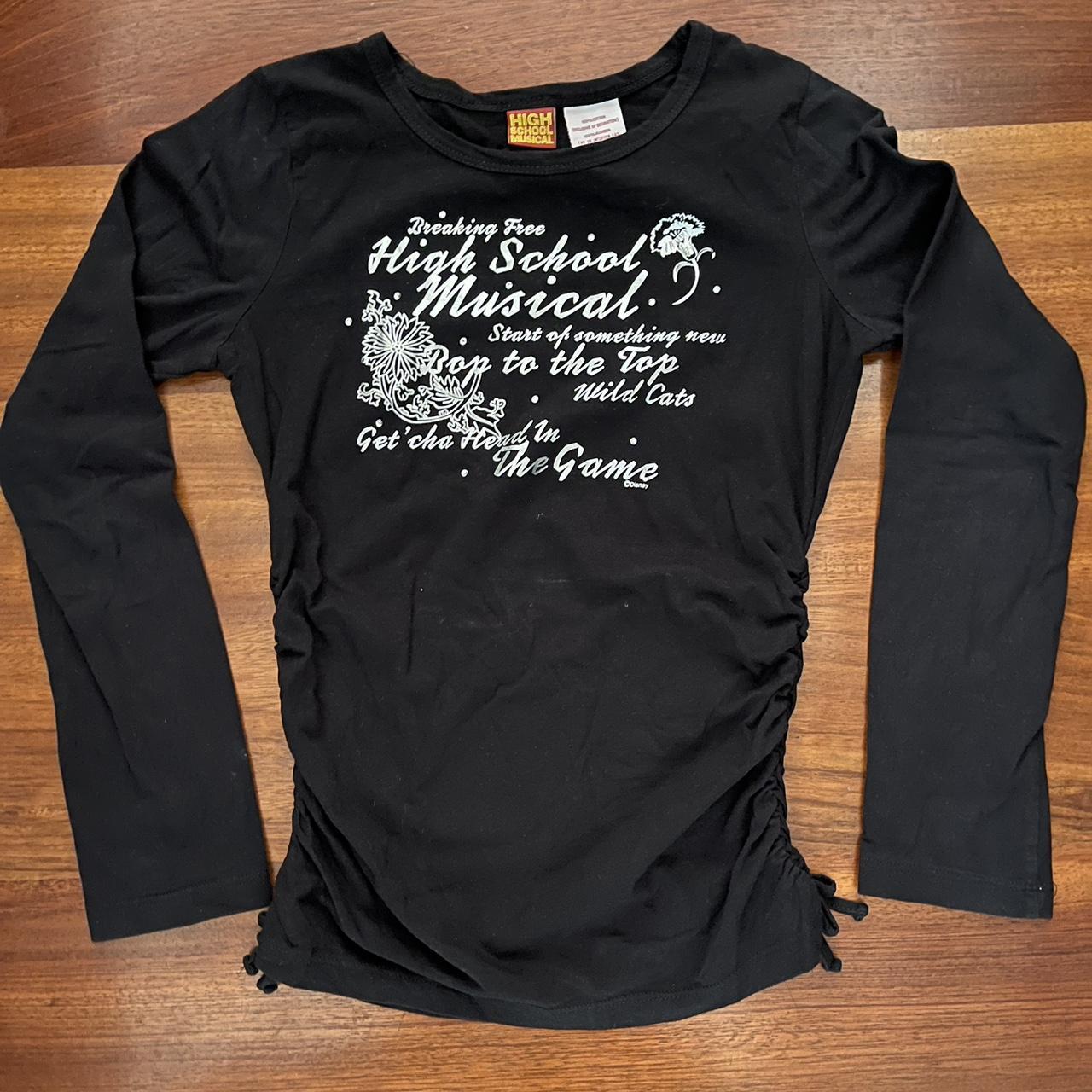 High School Musical long Sleeve Black Girls Shirt in... - Depop