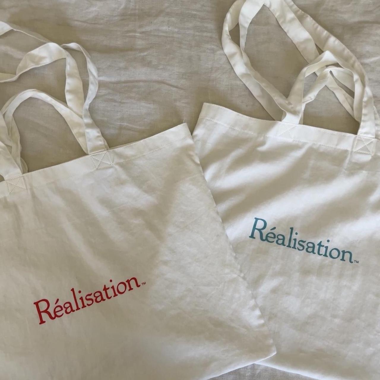 Two Realisation Par Tote Bags One with a red logo... - Depop