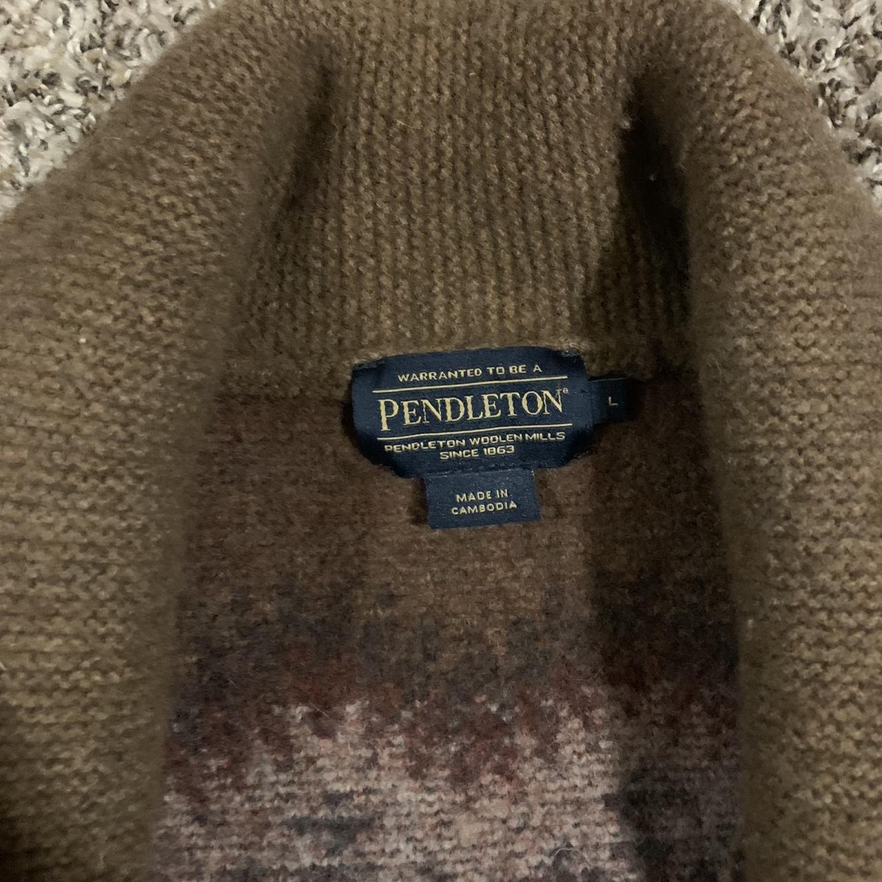 vintage pendleton sweater ~100% wool - Depop