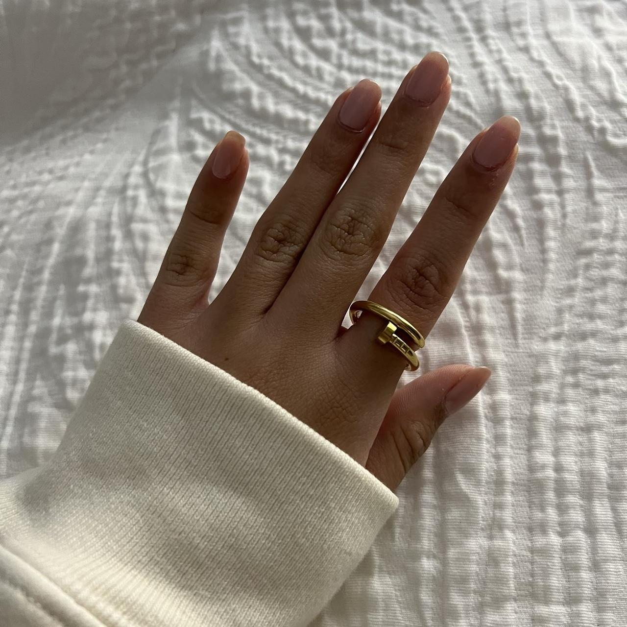 Cartier juste un clou nail ring 🤍 18k gold🥂 Size 8... - Depop