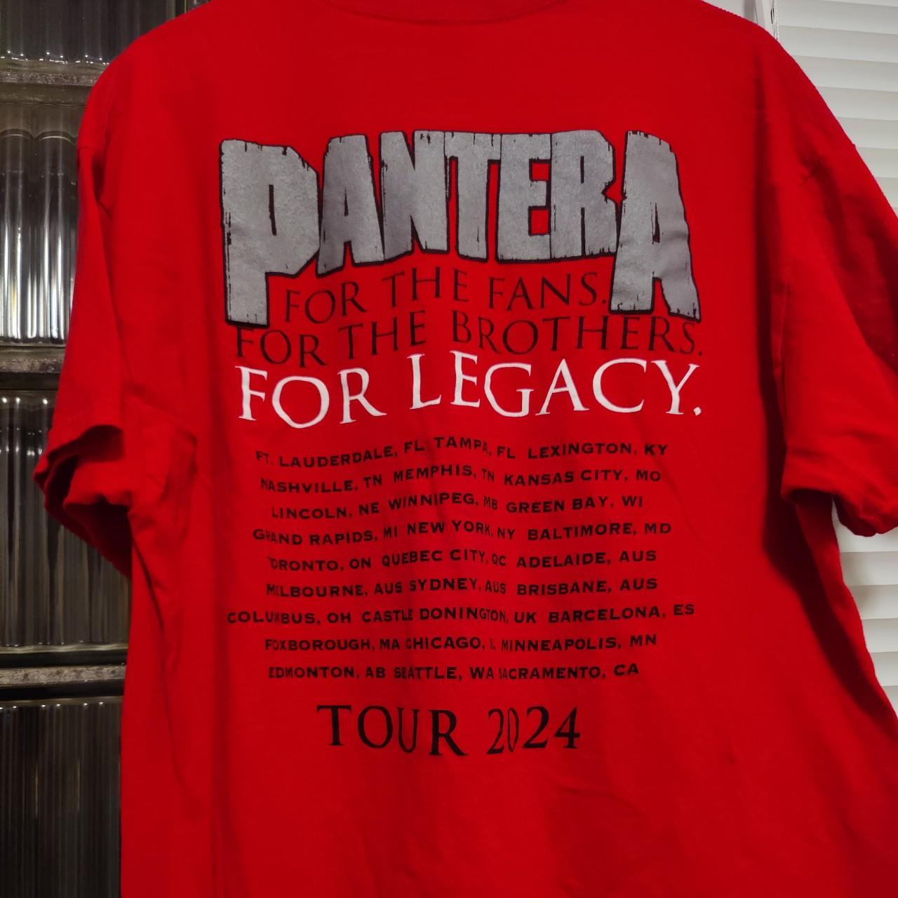 Pantera 2024 tour t-shirt Size XL Saw them in... - Depop