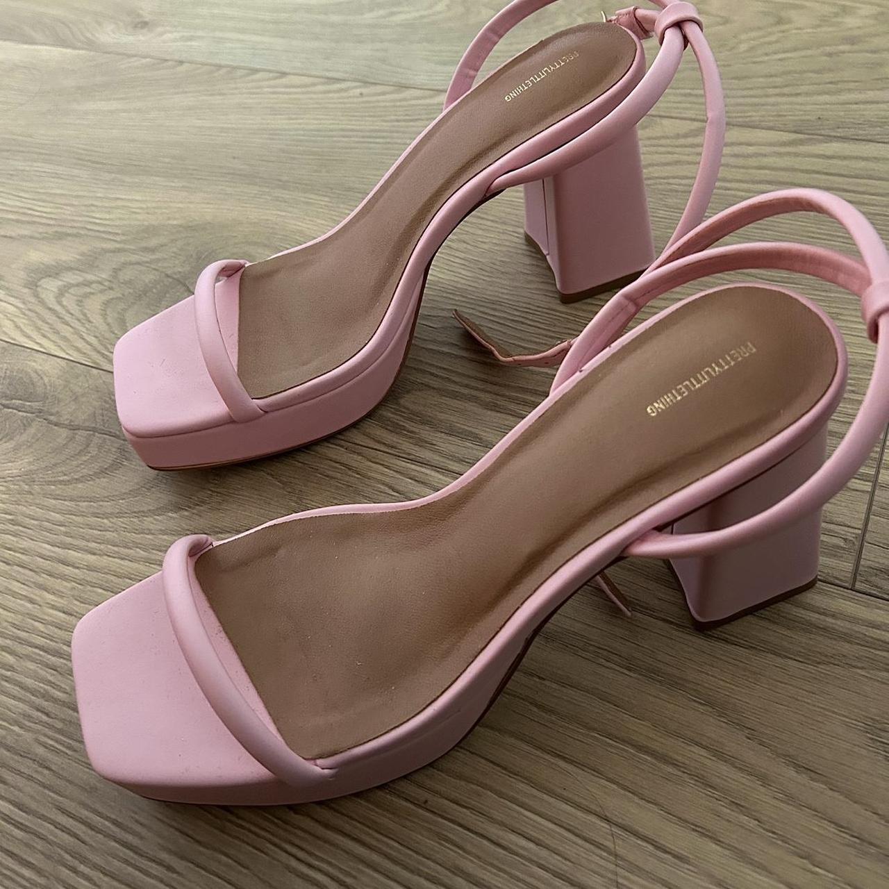 PLT Pink Heels - Size 5 💘 Only worn for an... - Depop