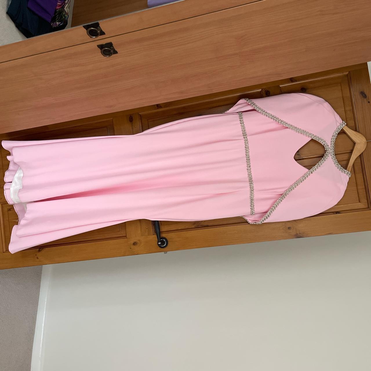 Hand made by mark Melia evening dress will fit uk 18/20 - Depop