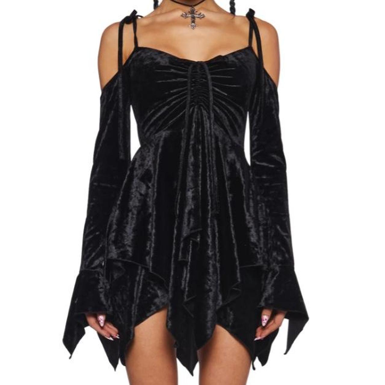 Dolls Kill F is for Fairies handkerchief dress in... - Depop