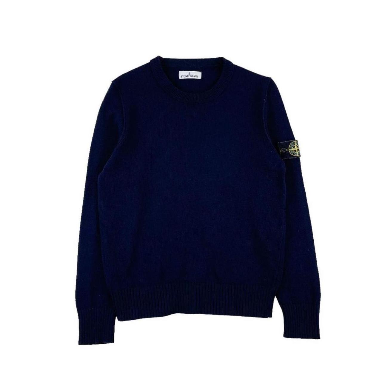 Stone Island Men's Navy Jumper | Depop