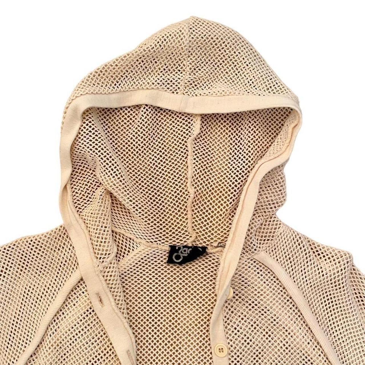 60s Vintage Mesh Jacket See Through Coverup Style... - Depop