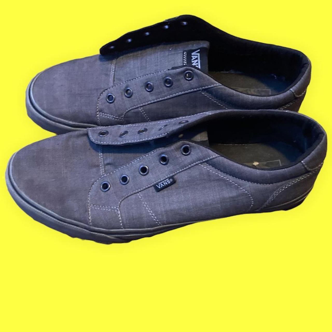Grey vans skate shoes Grey vans shoes with grey. Depop