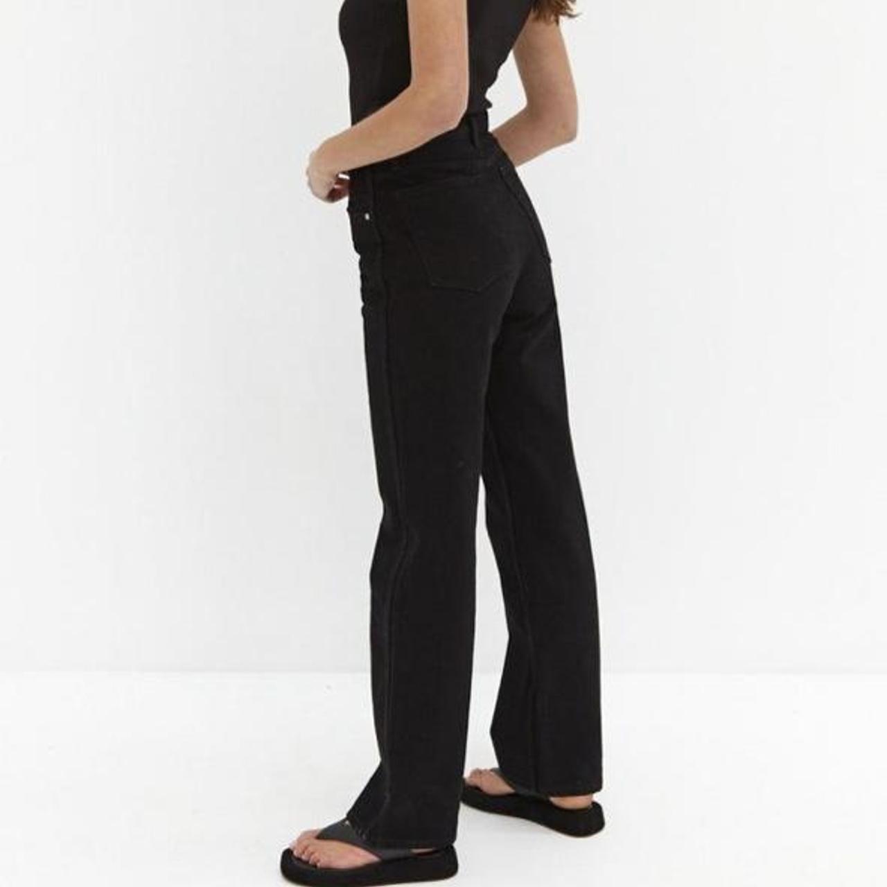 Style Addict Core Straight leg jeans in black Worn... - Depop