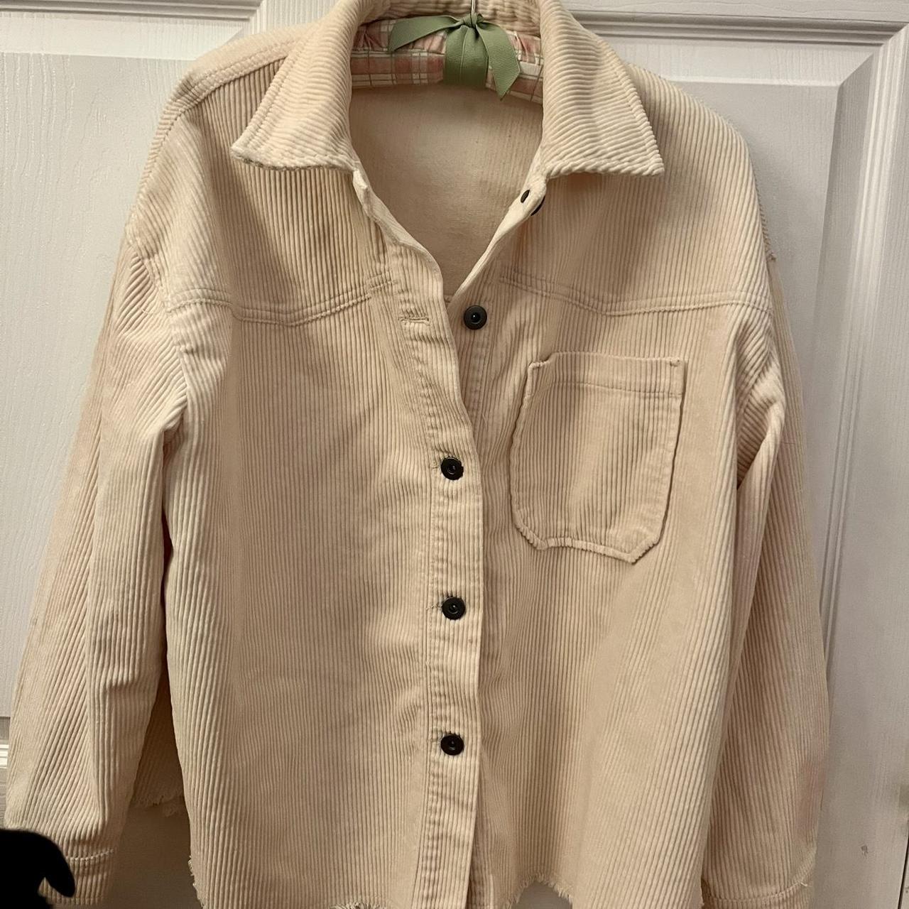 Zara cream shacket Open to offers! #shacket... - Depop