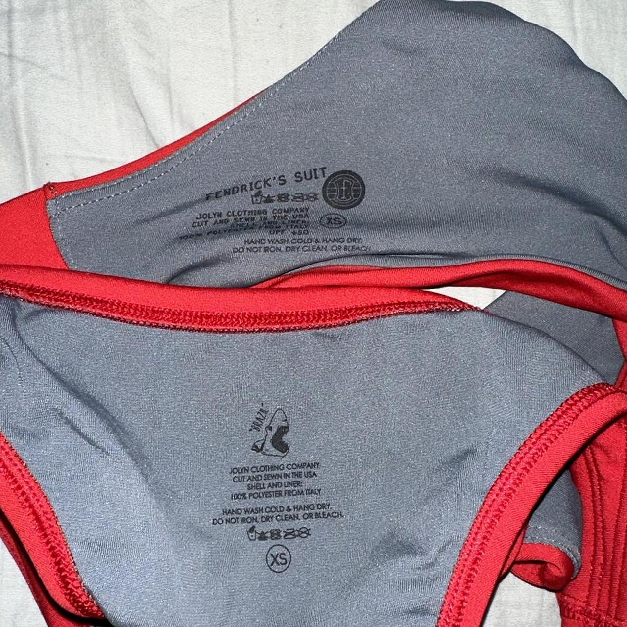 Red jolyn sport bikini Size xs Fendrick top Brazil... - Depop