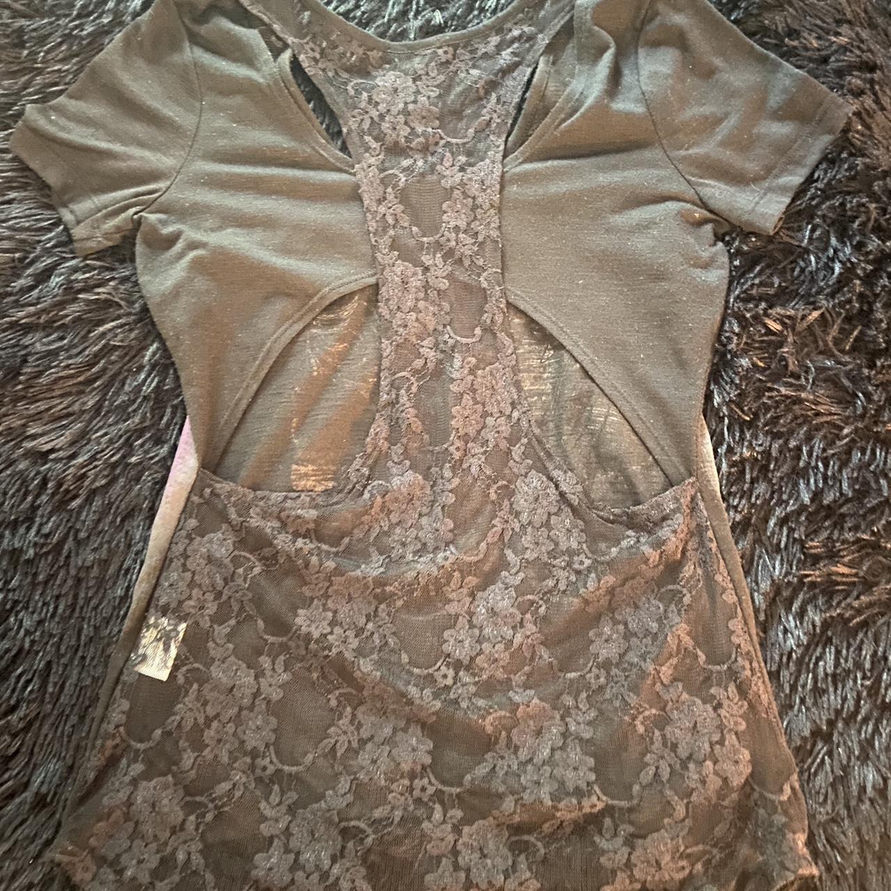 EARLY 2000s GRUNGY LACE TOP this tank is so unique... - Depop