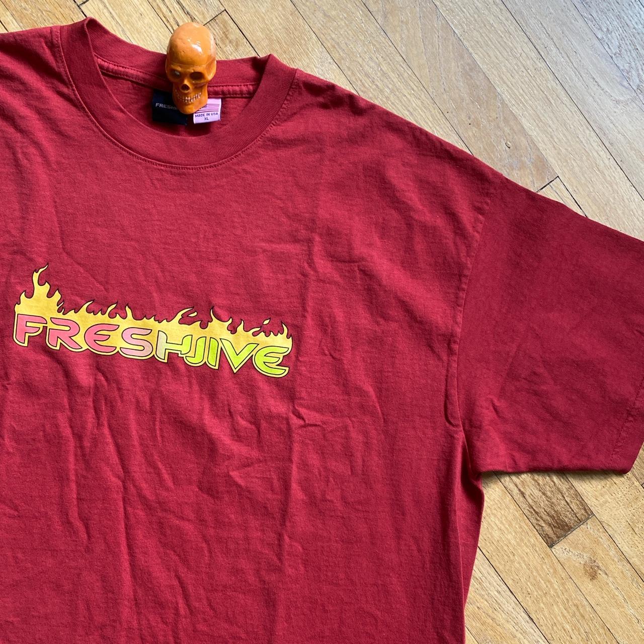 ⚠️PLEASE PAY WITH PAYPAL Vintage 90s Freshjive fire... - Depop