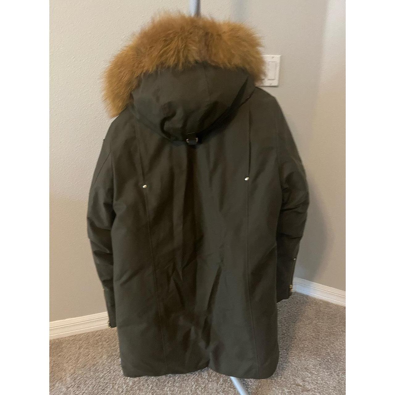 Army green Authentic Mooseknuckle jacket Worn one... - Depop