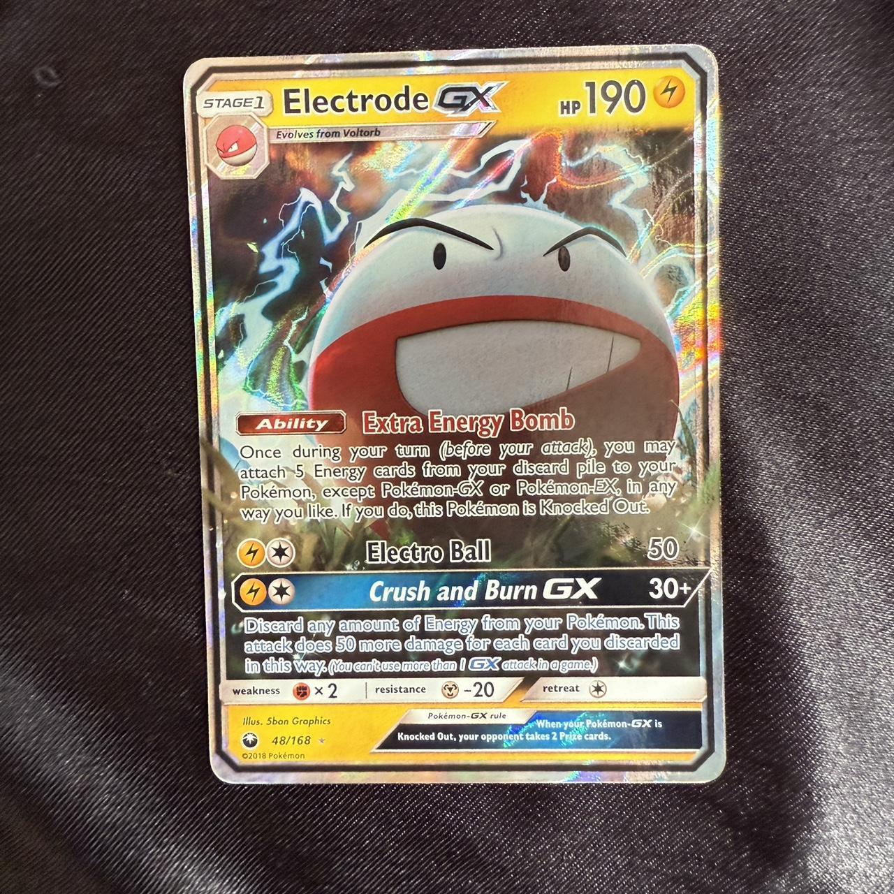 Electrode GX pokémon card feel free to ask me any... | Depop