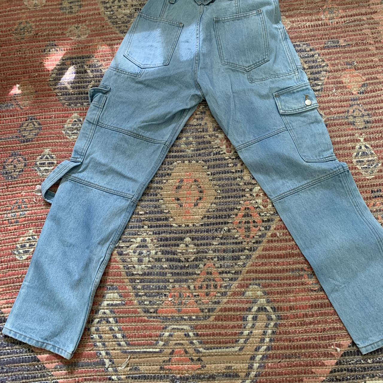 Menace los angeles Target Multi-Panel Denim... - Depop