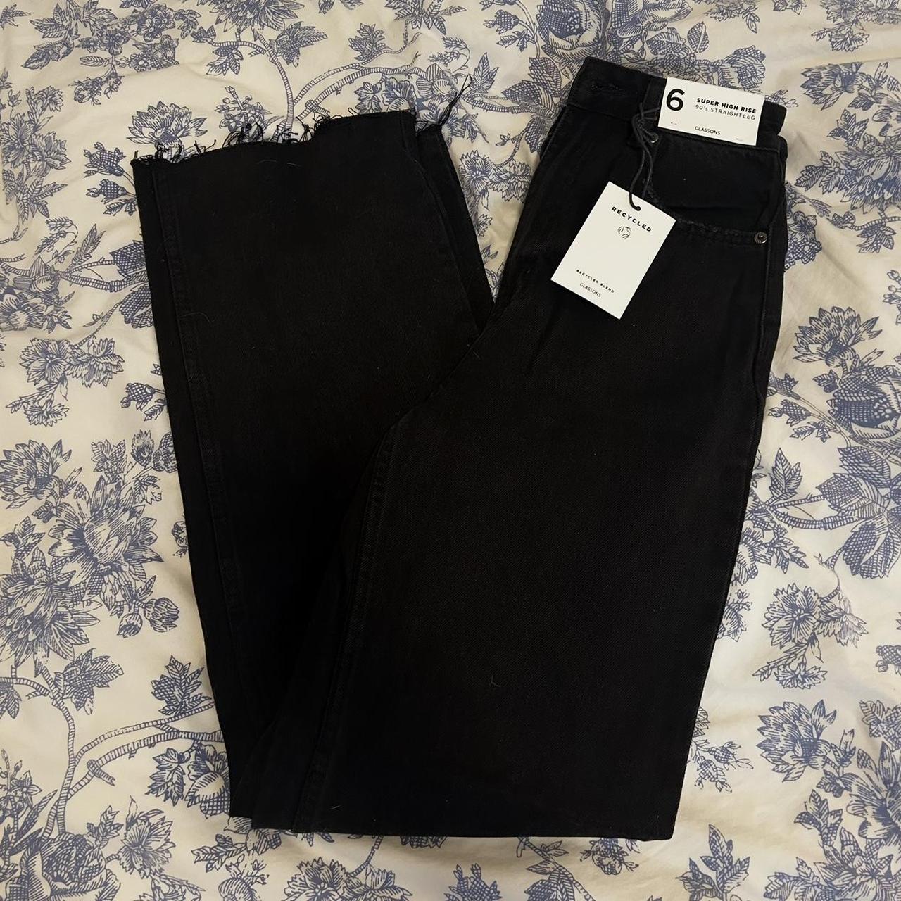 Glassons Super High Rise 90’s Straight Leg Jeans New... - Depop