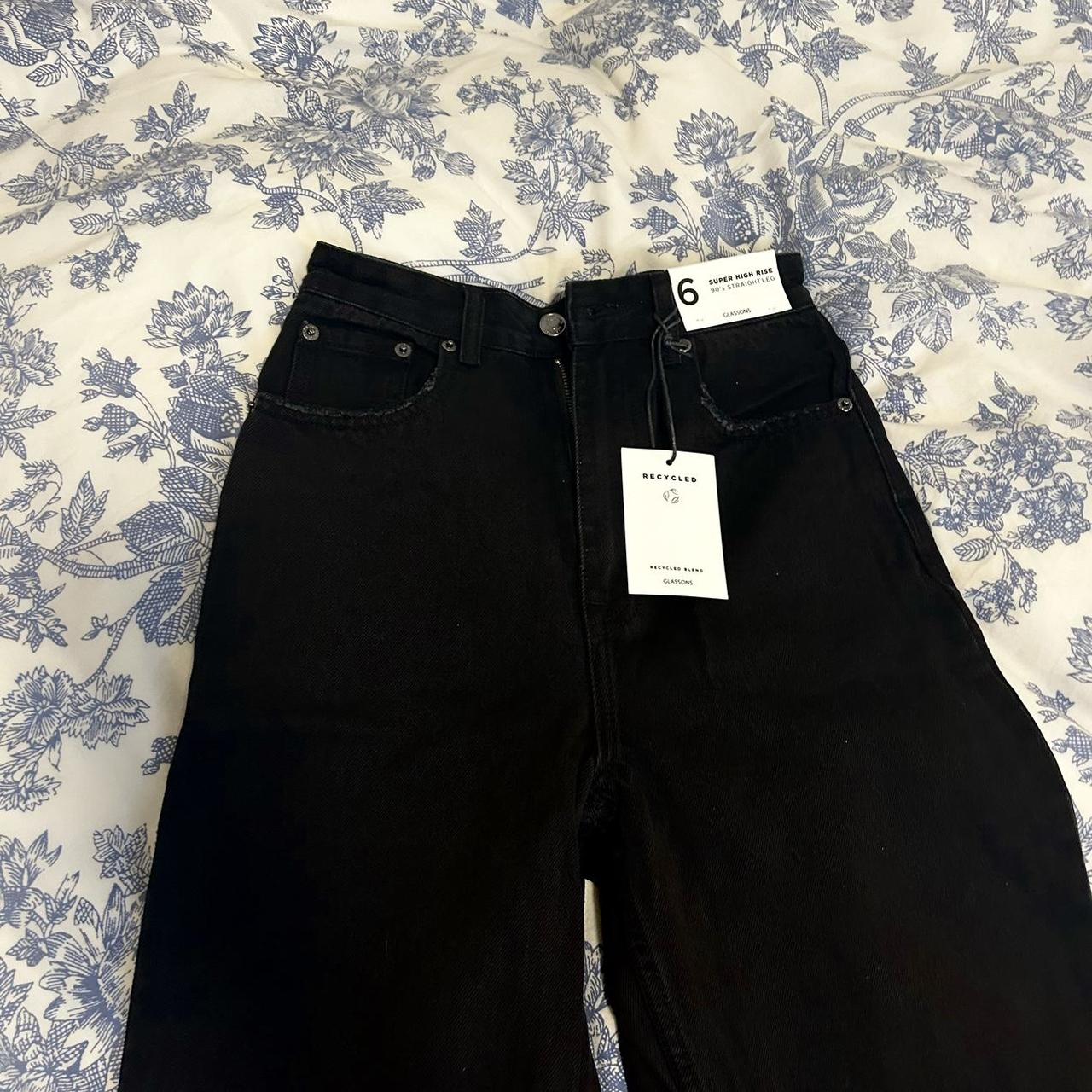 Glassons Super High Rise 90’s Straight Leg Jeans New... - Depop