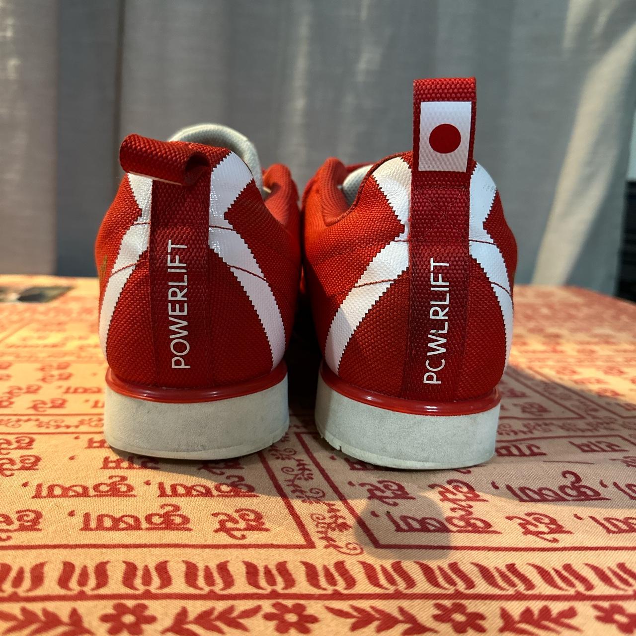 Red adidas lifters powerlifter size 10 Vegan... - Depop
