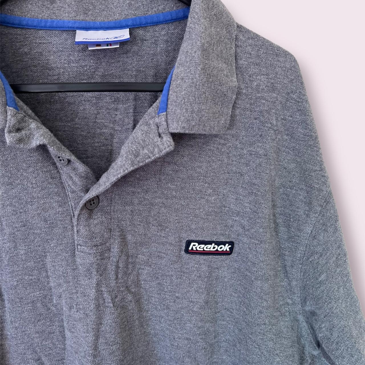 Reebok grey polo shirt Great condition ⭐️ Size... - Depop
