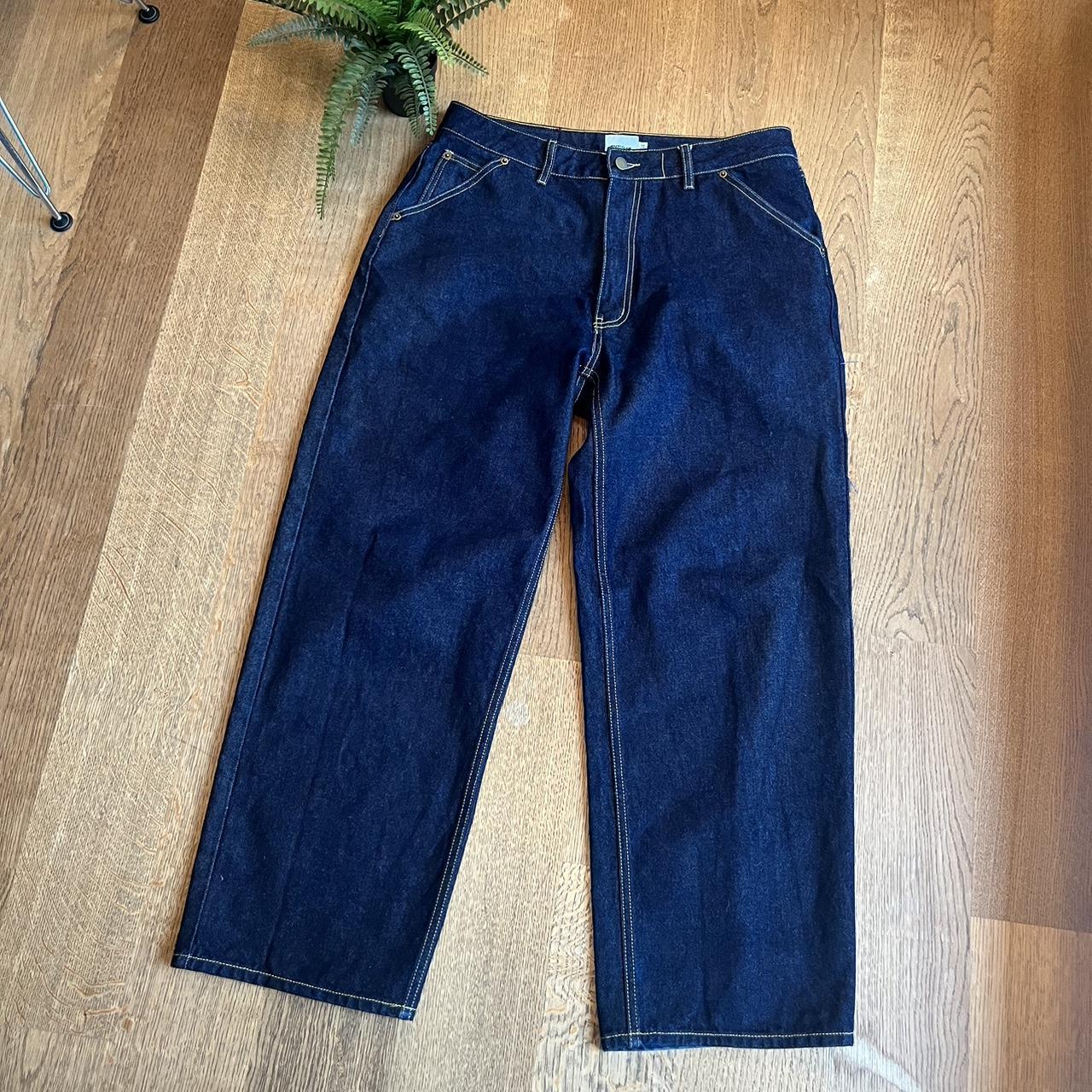 Mutimer Raw Selvage Denim Jeans Size: W34 relaxed... - Depop