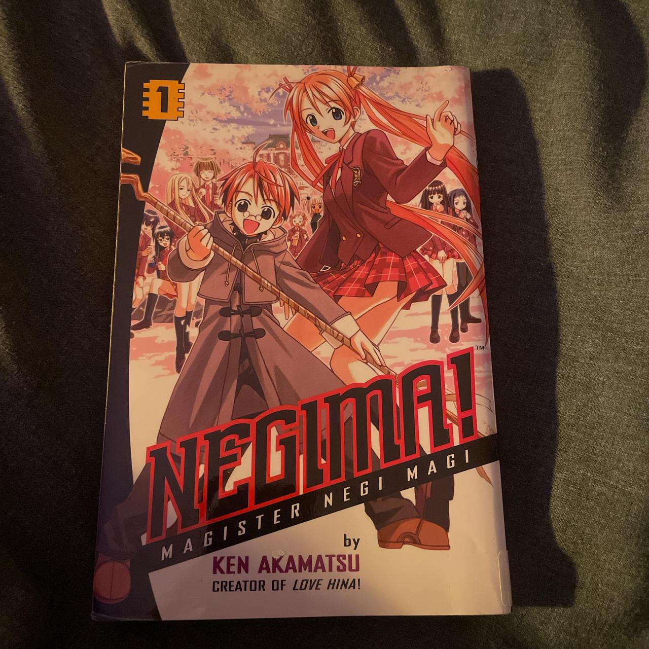 negima! volume one imperfections shown in the... - Depop
