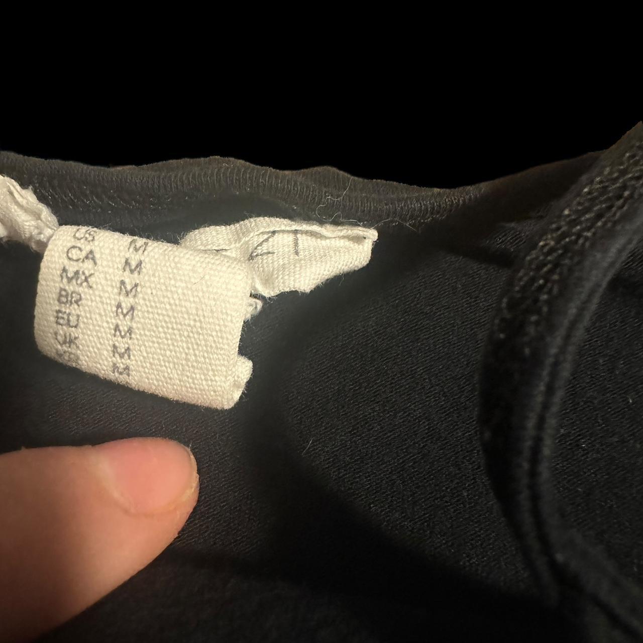 SAETIA BAND CAMI ~screen printed patch with black/... | Depop