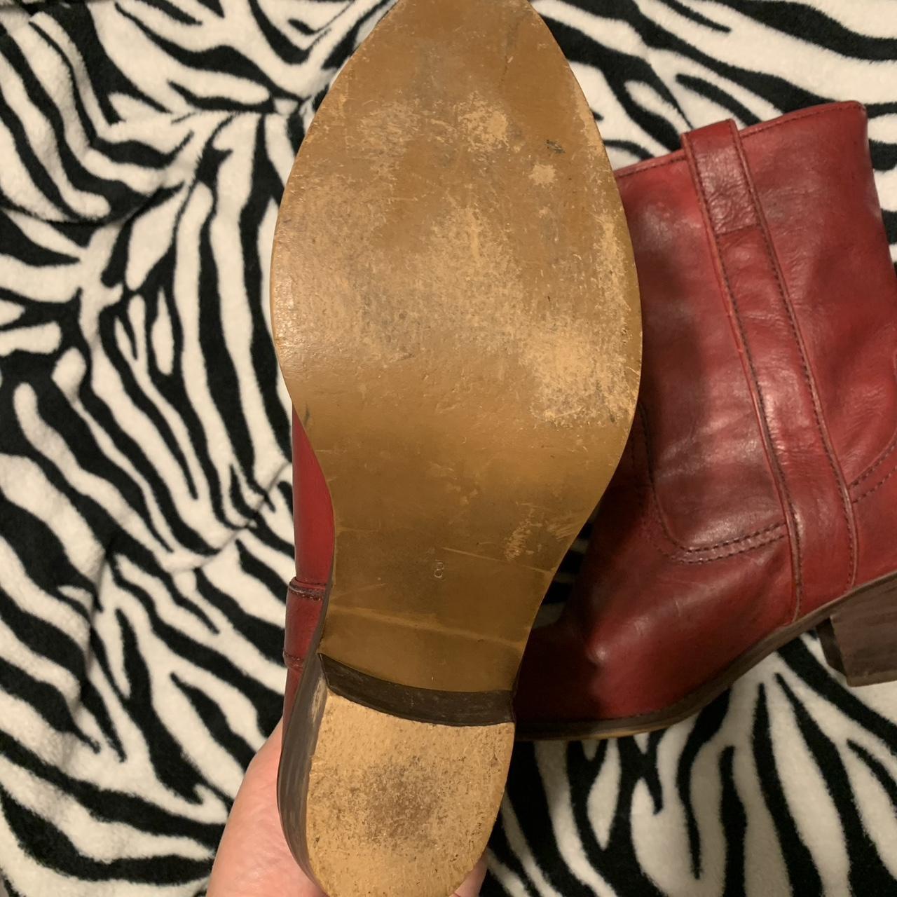 Red Steve Madden Cowboy Boots!! - size 8 - good... - Depop