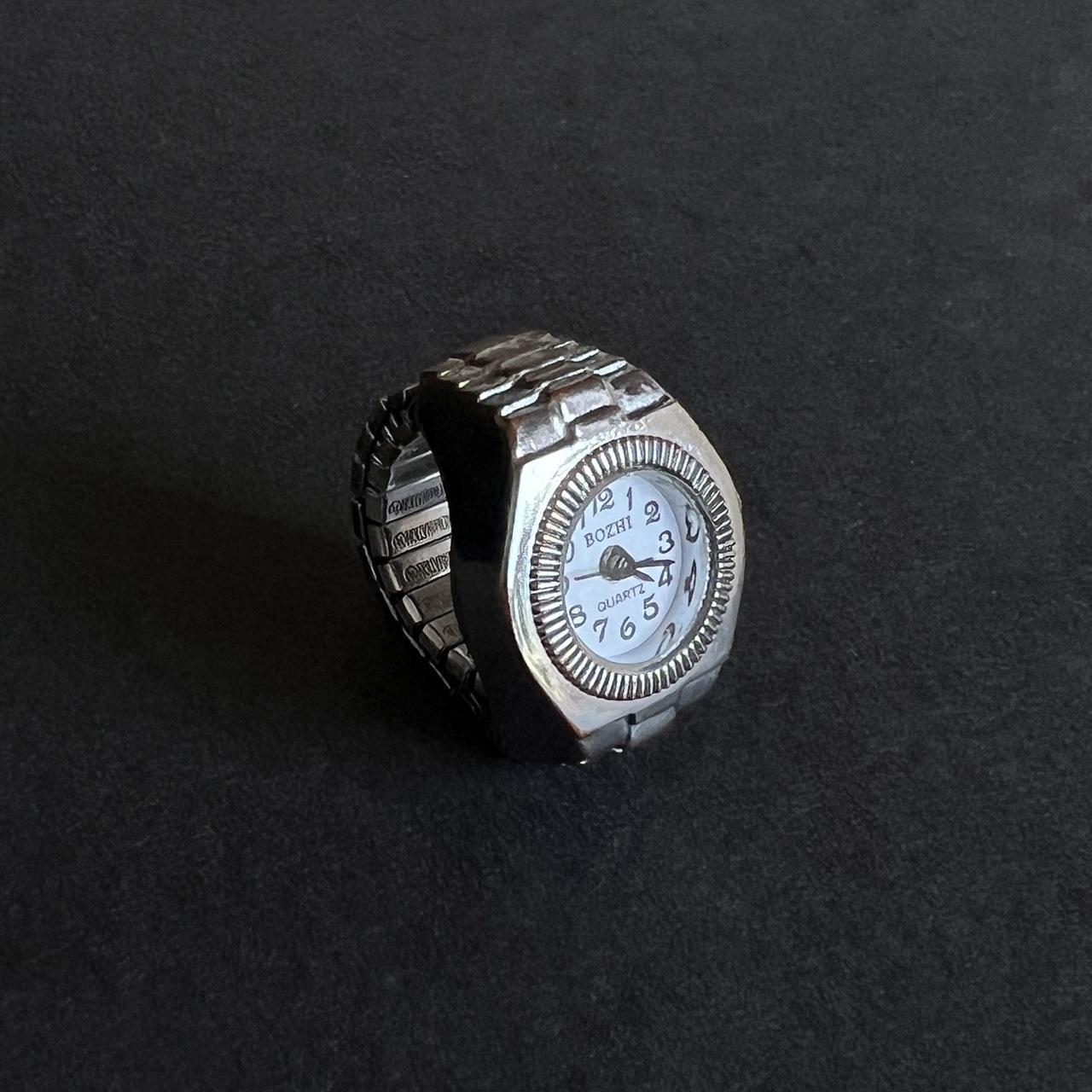 Bozhi ring watch stretchable band, working! lightly... | Depop