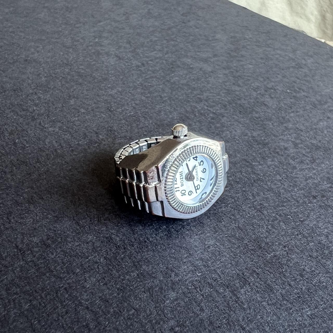 Bozhi ring watch stretchable band, working! lightly... | Depop